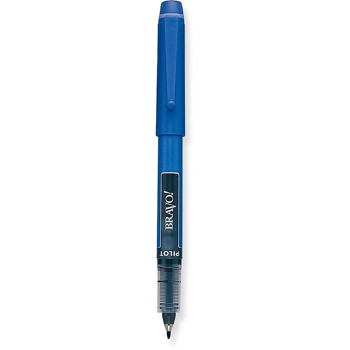 PILOT Bravo Liquid Ink Marker Pens, Bold Point, Blue Ink, 12-Pack (11035)