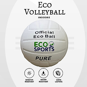 Indoor Volleyball - Elite Peformance Eco Friendly Volleyballs - Size 5 Regulation Volley Balls for Men & Women