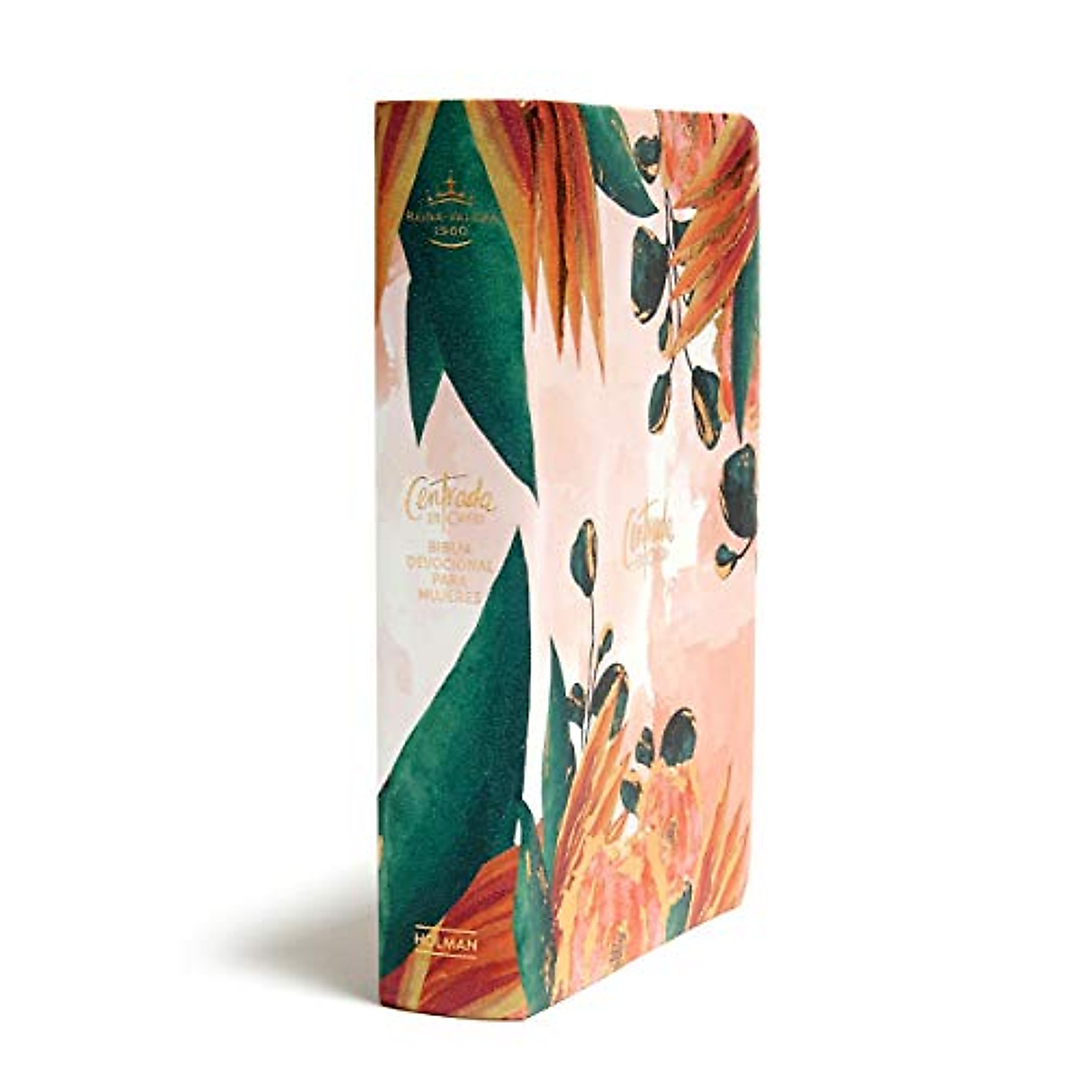 Biblia Reina Valera 1960 Devocional Centrada en Cristo floral, símil piel | RVR1960 Centered in Christ Devotional Bible Floral, LeatherTouch (Spanish Edition)