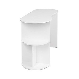 Prepac Kurv Compact Student Desk, White