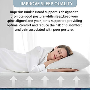 Imperius Heavy Duty Bed Slats for Mattress, Collapsible Box Spring, Bed Support Slats,No Assembly Required,Bed Slats Under Mattress, Full 48 * 60in