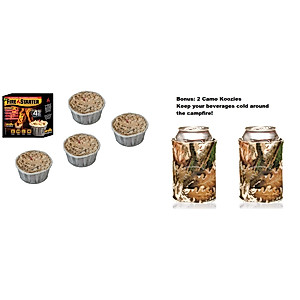 EXCURSIONS Journey To Health Fireplace Fire Pit Campfire Tool Gift Set – Firetender Tongs Poker Gloves and Firestarters