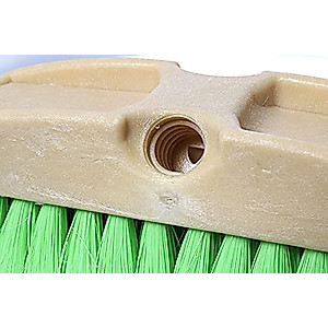 GUTTER MASTER Guttermaster GM-214NP-8 Green 8 Inch Oblong Very Soft Flow Through Brush for Vehicles and Boats