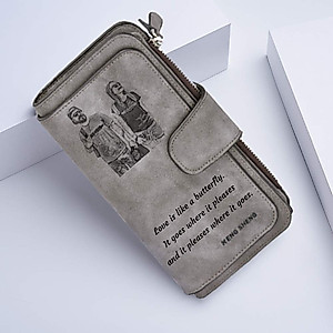 Women's Custom Photo Wallet, Personalized Wallet Gift for Wife Mom Girlfriend, Christmas Gifts