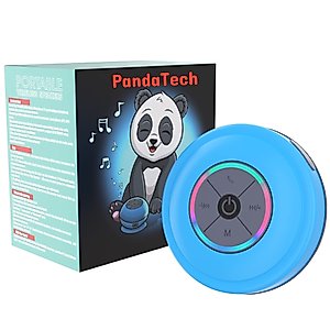Speakers Bluetooth Wireless – Colorful Shower Speaker – Advanced Waterproof Bluetooth Speaker with Suction Cup Installation - Wireless Speakers with Bluetooth and Rechargeable Battery bathroom speaker