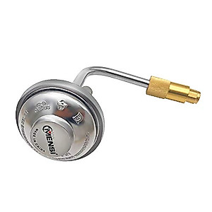 MENSI Low Pressure 1lb Propane Regulator with Adapter Fitting for Blackstone 17" and 22" Tabletop Griddle