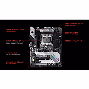 ASRock Intel X299 Chipset ATX Motherboard X299 Steel Legend