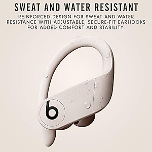 Beats Powerbeats Pro Wireless Earbuds - Apple H1 Headphone Chip, Class 1 Bluetooth Headphones, 9 Hours of Listening Time, Sweat Resistant, Built-in Microphone - Ivory