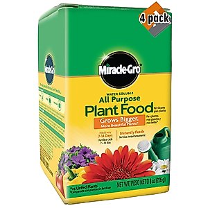 Miracle-Gro 2000992 Water Soluble All Purpose Plant Food, 0.5 LB (8 OZ, Green