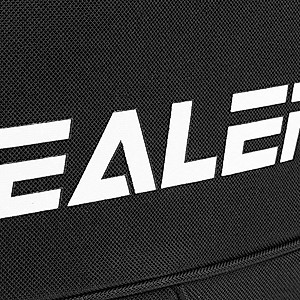 EALER Heavy-Duty Ice Hockey Skate Carry Bag, Adjustable Shoulder Strap-Black