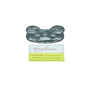 HomeAmore Safety Blind Pull Cord Cleats (4 Pack). The Only Clear Eye Pleasing 2-in-1 Pull Chord Winder. Designed For Free Hanging Or Secure To Wall To Keep Cords Away From Babies, Children and Pets.