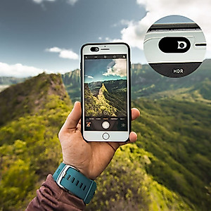 QYHOO Webcam Cover Slide 8 Pcs, 0.025 inch Ultra Thin Phone Computer Camera Privacy Protector Compatible for iPad, iPhone, Smartphone, Tablet, Laptop, PC, Computer, MacBook pro, iMac (8Pcs Black)