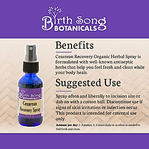 Birth Song Botanicals Umbilical Cord Care Powder, Herbal Support for Postpartum, Baby Shower Gift, Pregnancy, All Natural, Plant Based, Woman, Birth, 0.2oz
