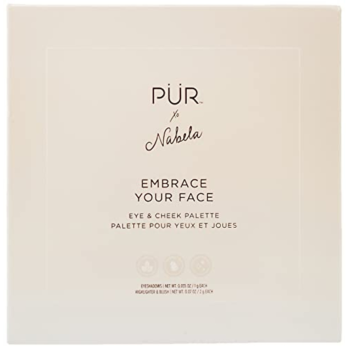 PÜR MINERALS xo Nabela Embrace Your Face Eye & Cheek Palette, 1 Pack