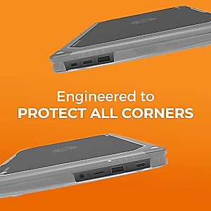 Gumdrop BumpTech Protective Laptop Case Fits HP Chromebook 11 G8/G9 EE (Clamshell). Designed for Kids, K-12 Students, Teachers, and Classrooms – Scratch and Bump Protection – Black