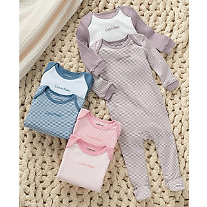 Calvin Klein Organic Baby Essentials Footed Coverall