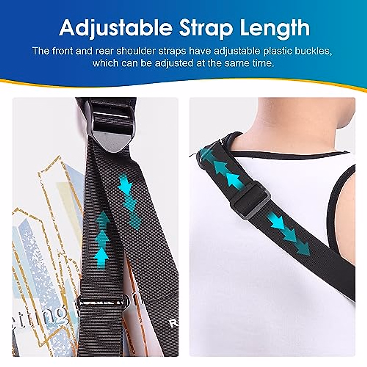 Cozyhealth Arm Sling Shoulder Injury Immobilizer Rotator Cuff Support Brace for Sleeping, Comfortable Medical Sling Arm for Shoulder Injury, Left and Right Arm for Men and Women (Medium)