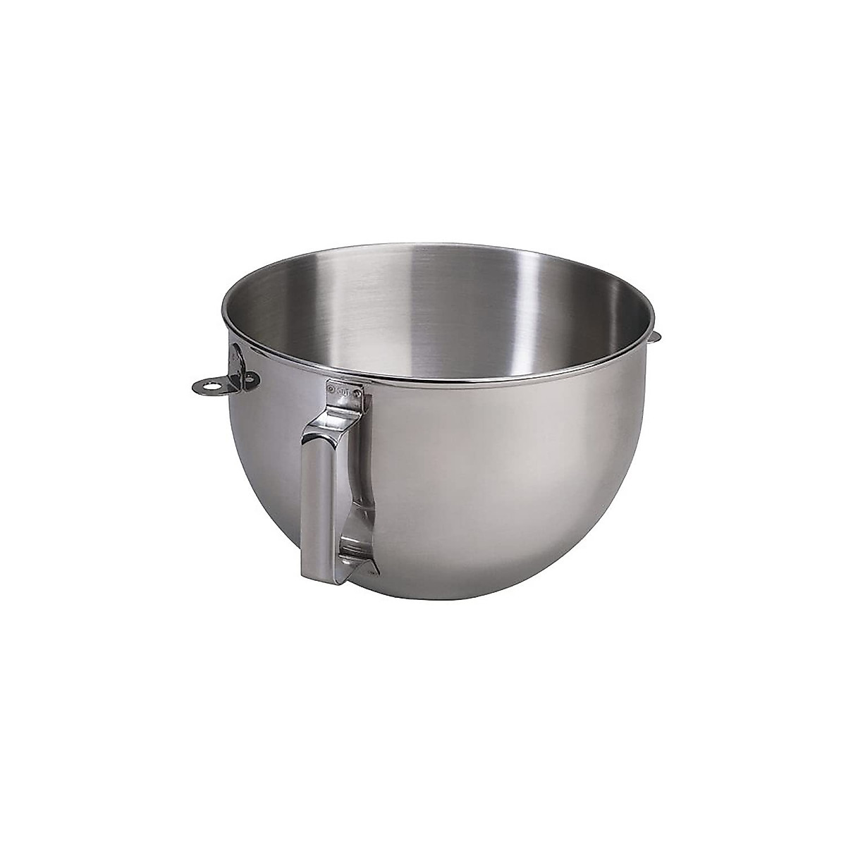 KitchenAid 5qt Polished Stainless Steel Wide Mixer Bowl with Flat Handle