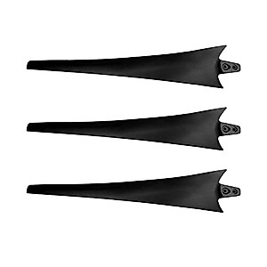 Mars Rock 58CM 22.83" Length High Strength Carbon Fibers Black Color Wind Blade Nylon Fiber Wind Turbine Blade for DIY Horizontal Wind Turbine Generator Windmill Assembling