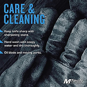 MTech USA – Spring Assisted Folding Knife – Black Stainless Steel Blade and Black Aluminum Handle with Rope Cutter, Glass Punch and Pocket Clip - Hunting, Camping, Survival, Tactical, EDC – MT-A845BK