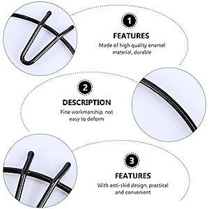 SOLUSTRE 6 Pcs Milk pan stand gas stove pan support gas ring trivet pot stovetop grate rack stove top hob replacement grill grates Kitchen Accessories bracket ring Gas stoves enamel