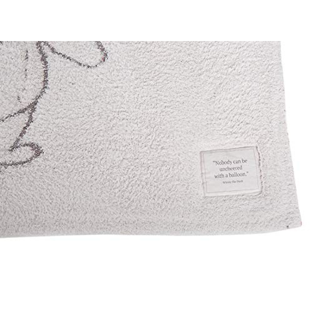 Barefoot Dreams The CozyChic Disney Winnie The Pooh Blanket, Multicolor Throw, Double Layer Jacquard Knit