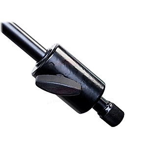 GRIFFIN Professional Studio Microphone Boom Stand with Casters | Extended Height Recording Mic Holder Tripod on Wheels | Tall Telescoping Arm Mount & Retractable Legs for Vocals, Choir, Overhead Drums