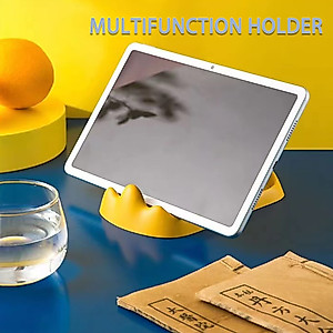 Flilail Spoon Rest,Mushroom Knight Creative Spoon Rest With Lid Holder，Minimalist Pots And Pans Organizer,High-Quality Resin Spoon Rest For Stove Top,Pot Lid Organizer, Interesting Kitchen Gadgets (B)