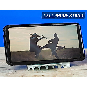 Wallet Ninja Multitool Card – 18 in 1 Credit Card Size Multi-Tool for Quick Repairs, EDC Survival Gear, Bottle Opener, Camping – Cool Gadget and Stocking Stuffer (Black)