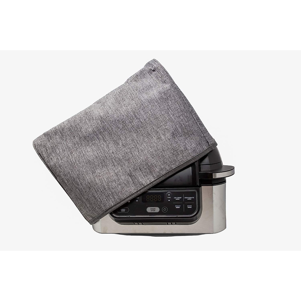 FoxCarr Dust Cover with Pockets Compatible with Ninja Foodi Grill, Heavy Duty Grill Cover with Wipe Clean Liner. Pocket to Hold Ninja air Fryer Grate. Pockets to Hold Your Ninja foodi Accessories…