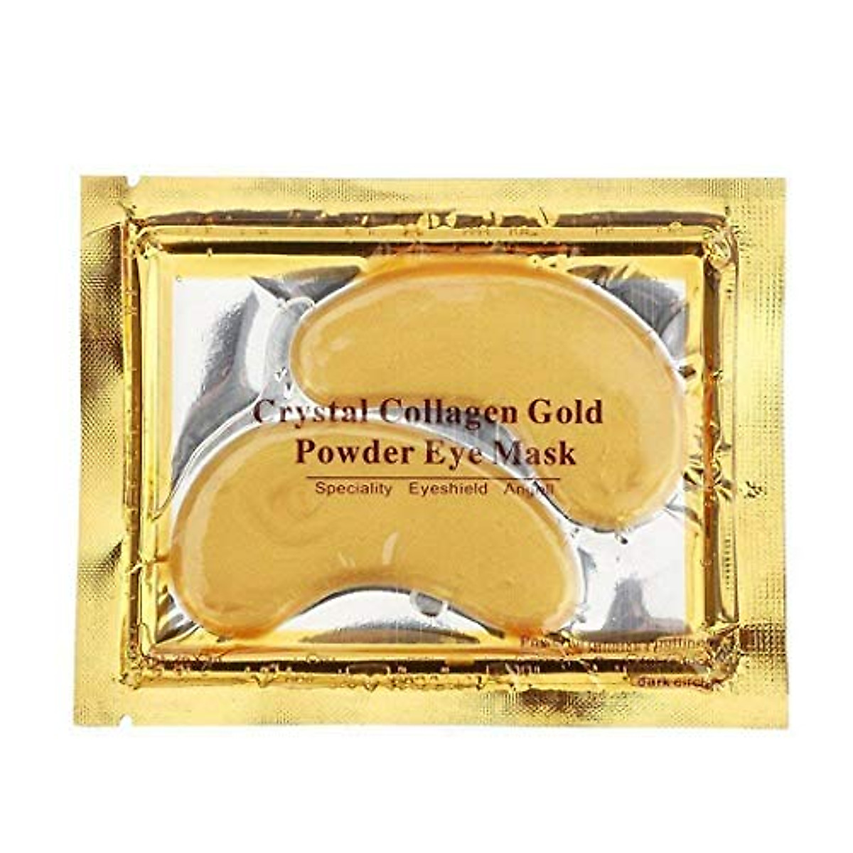 Ruzzut Under Eye Patches - 30 Pairs 24K Golden Collagen Under Eye Mask, Anti Aging Hyaluronic Acid Under Eye Gel Pads Reducing Dark Circles, Puffy Eyes & Eye Bags(30PCS Gold)