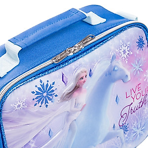 Disney Frozen 'Magical Horse' Full Size 16 Inch Backpack & Insulated Lunch Bag