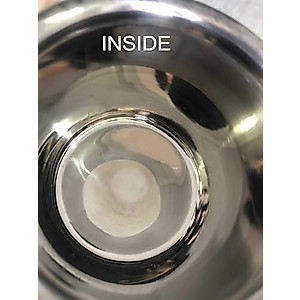 Stainless Steel Shaving Mug - Perfect for Wet Shaving - Unbreakable & Rust Resistant - Heavy Duty Heat Preservation Soap Bowl