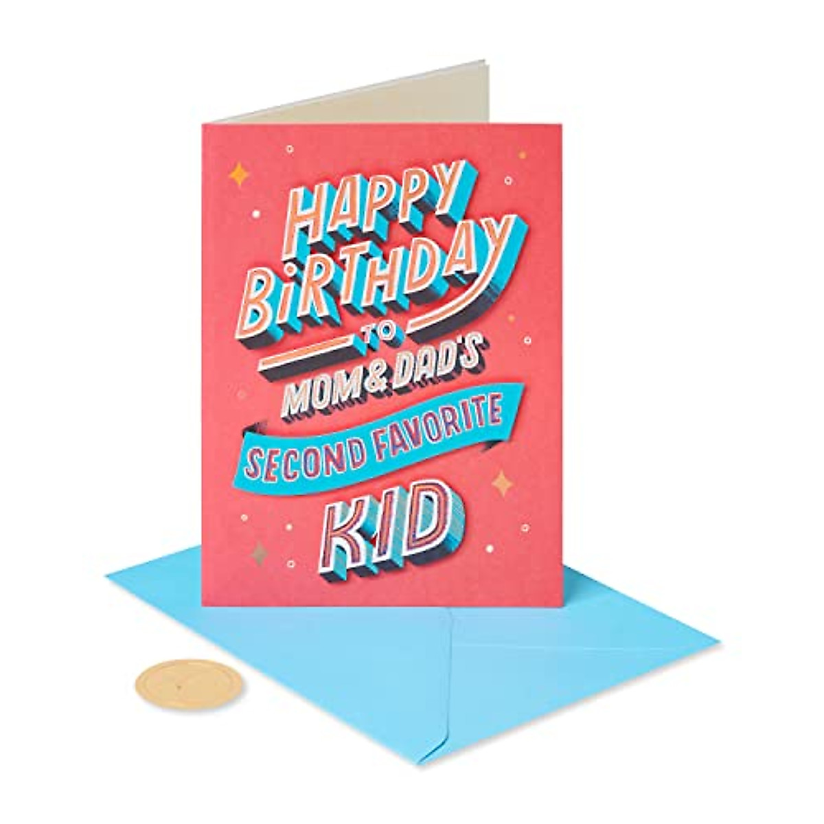 Papyrus Funny Birthday Card for Brother or Sister (From Your Favorite Sibling)