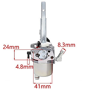 Carburetor for Ariens 20001368 20001027 McCulloh 436565 Poulan Pro 532436565 585020402 LCT 03121 03122 Husqvarna Snow Thrower with LCT 208cc Snow Blower Engine (532436565)