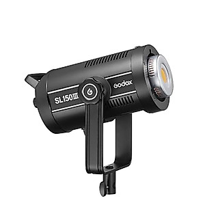 Godox SL150III SL150WIII 160W 5600K Daylight Balanced LED Video Light, with Strong Power Mode,Silent Mode, FX Effects for Newborn Photography,Portrait,Interview Lighting, Video Filming.