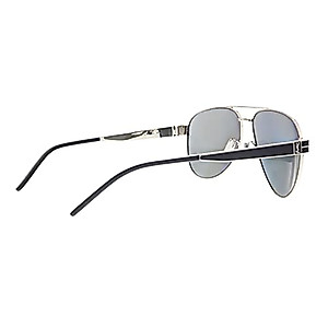 SAINT LAURENT Saint Laurent Grey Aviator Sunglasses SL M5300360 Black 60 13 145