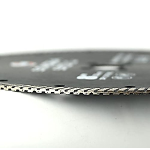 Stadea SBD104C Diamond Saw Blade 6-Inch Continuous Turbo Dry Cutting - Cuts Granite Quartz Quartzite, Fits Grinder, Saw Cutter, 8 MM Segments - Pack of 1