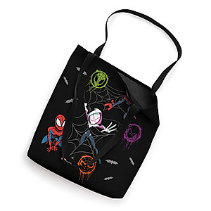 Marvel Spider-Man and Spider-Verse Pals Halloween Adventure Tote Bag