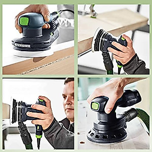 492280 ETS 125 Eq Jetstream Sanding Pad Replacement, Soft, 125mm (5 in) 8 Hole Fit for Festool ETS/ES 125, Pro 5 ltd Random Orbit Finish Sanders