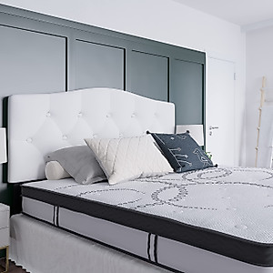 EMMA + OLIVER Astor 10 Inch Hybrid Pocket Spring Mattress, King Mattress in a Box