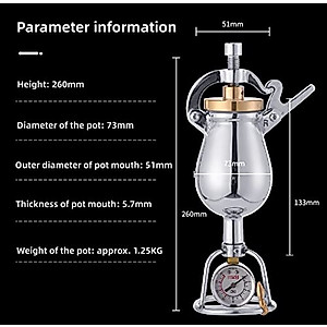 Hand Popcorn Maker 260ml Retro Nostalgic Mini Popcorn Maker Small 304 Stainless Steel Pellet Amplifier Old Fashioned Home Mini Popcorn Popper