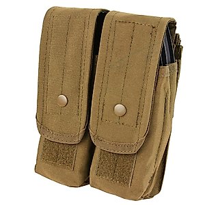 Condor Elite MA6-498 Double Ar/Ak Mag Pouch Coyote Brown