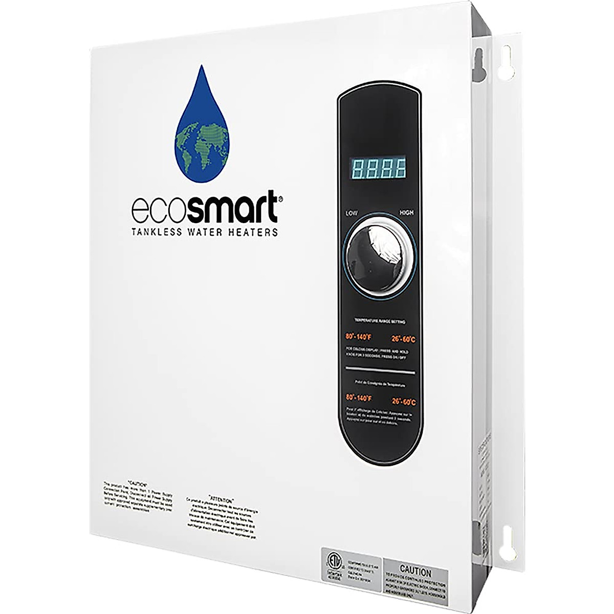 EcoSmart ECO 27 Tankless Water Heater, Electric, 27-kW - Quantity 1