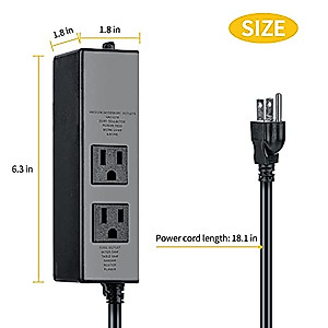 Etoolcity Automatic Vacuum Switch, Dust Collector Switch for Power Tools, Auto Delay Vacuum On to Prevent Circuit Overload, Delay Vacuum Off for Complete Cleaning