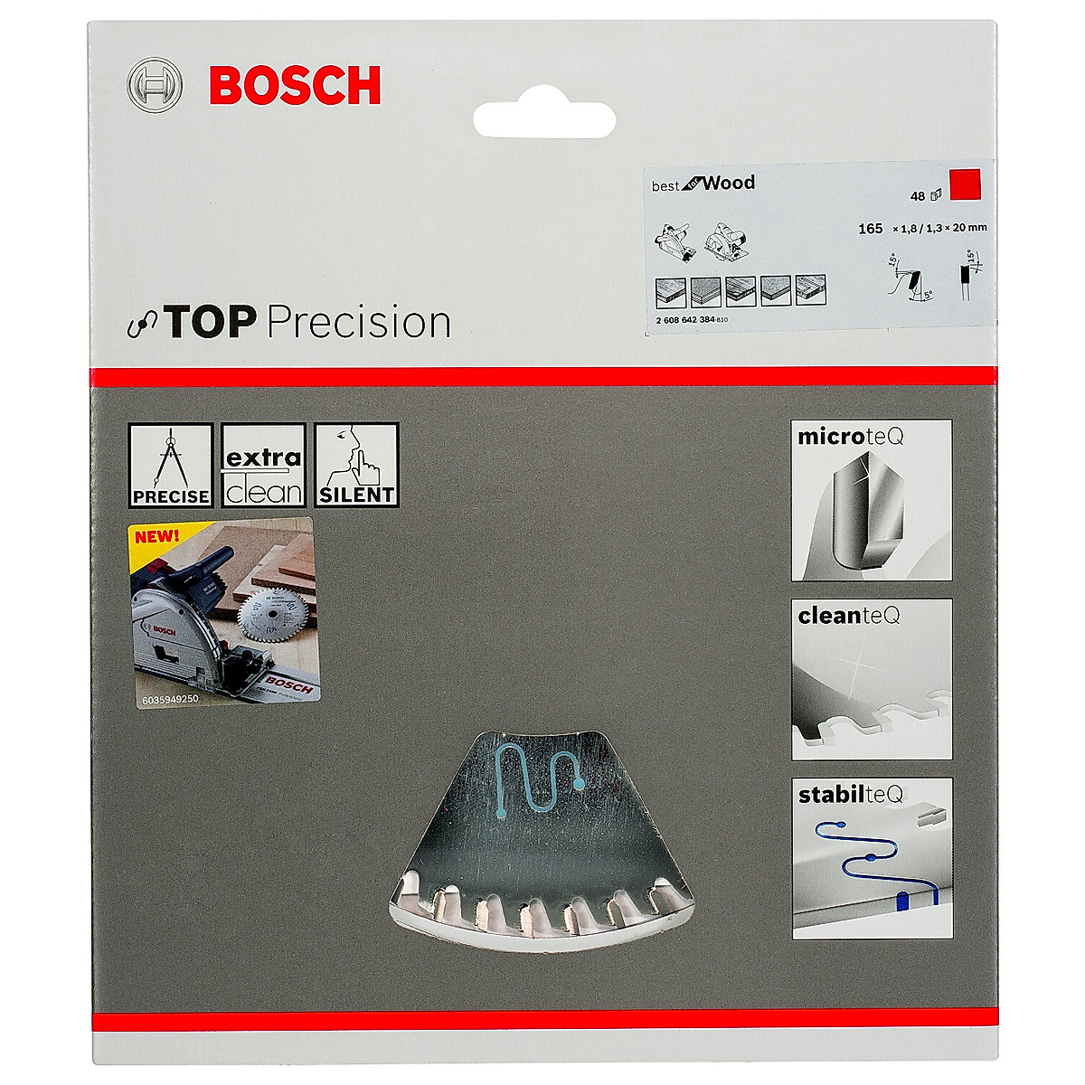 Bosch 2330314 Circular Saw Blade, Silver