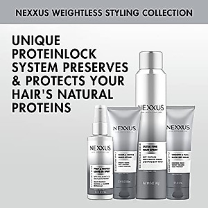 Nexxus Prep & Protect Leave-In Spray Weightless Style Detangler Leave-in Conditioner Spray Moisturizer, Detangler & Heat Protectant 4.1 oz