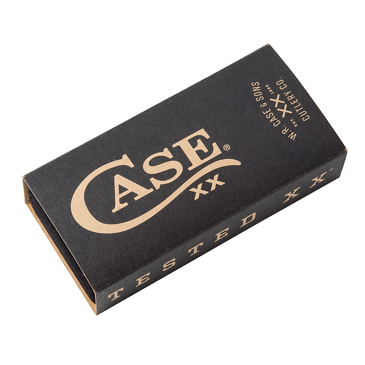 Case WR XX Pocket Knife Old Red Jigged Bone Handle with Tru SharpTM Stainless Steel Blades and Scrolled Bolsters Trapper 4 1/8 inches Closed