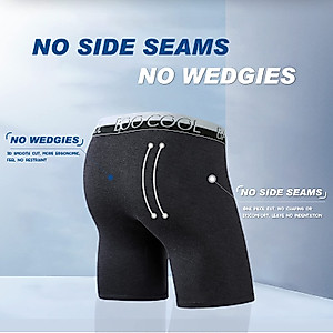 BAMBOO COOL Men’s Underwear Soft Breathable Boxer Briefs for Men Underwear