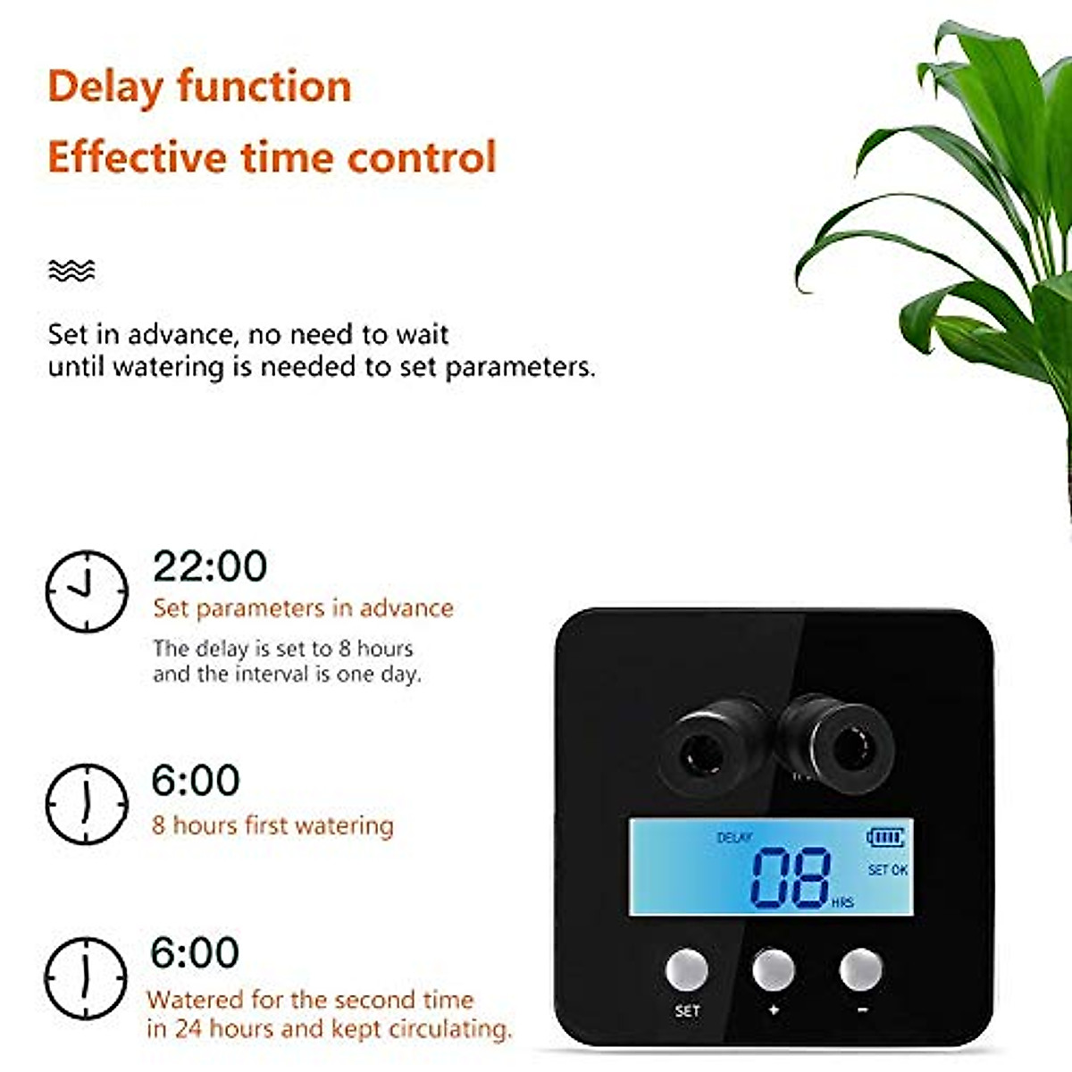 Reptile Humidifier, Reptile Fogger for Terrariums, High-Density Fog Automatic Misting Rainforest Sprayer System with Adjustable Spray Nozzles, Ideal for Paludarium/Vivarium/Reptiles/Amphibians/Herps